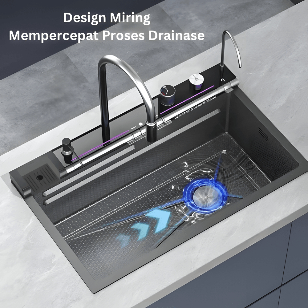 Jual Kitchen Sink Wastafel Stainless Steel Bak Cuci Piring Wastafel ...