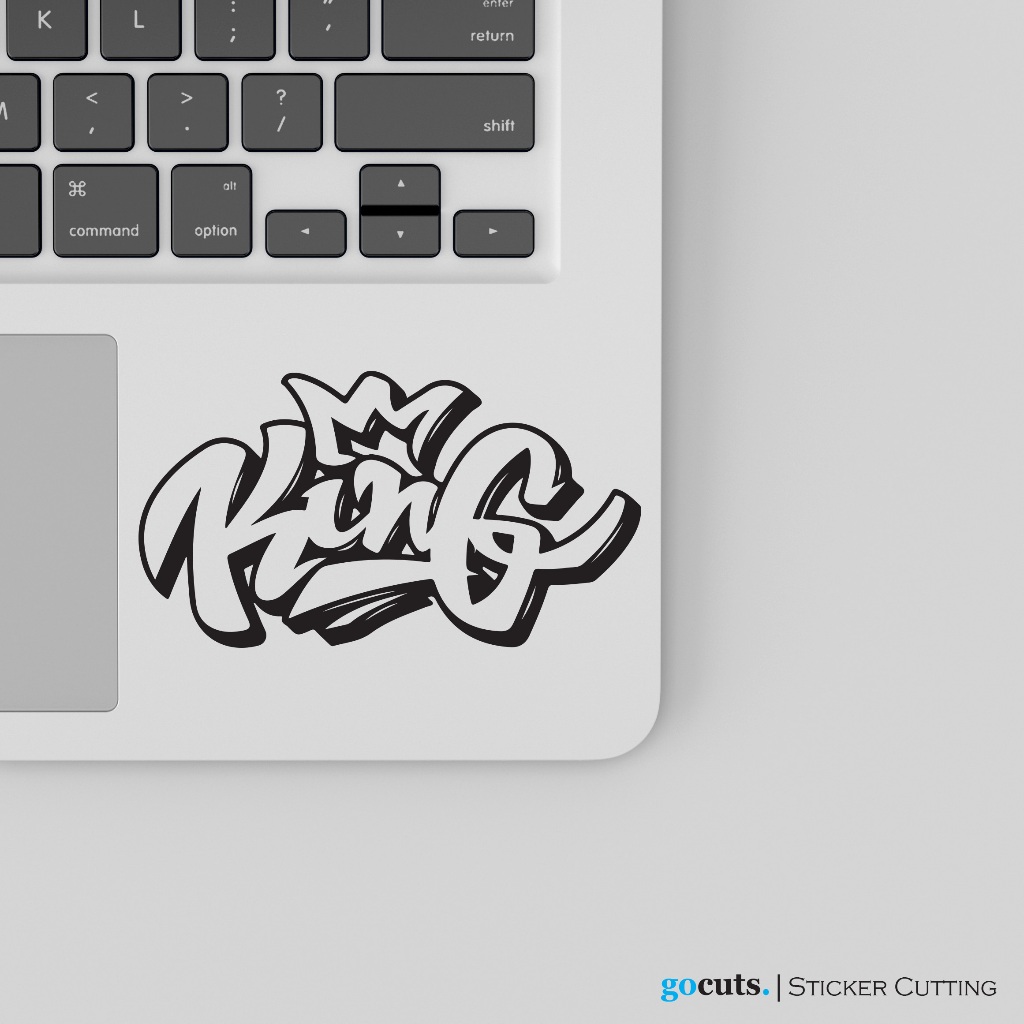Jual Stiker Laptop KING Cutting Sticker Custom | Shopee Indonesia