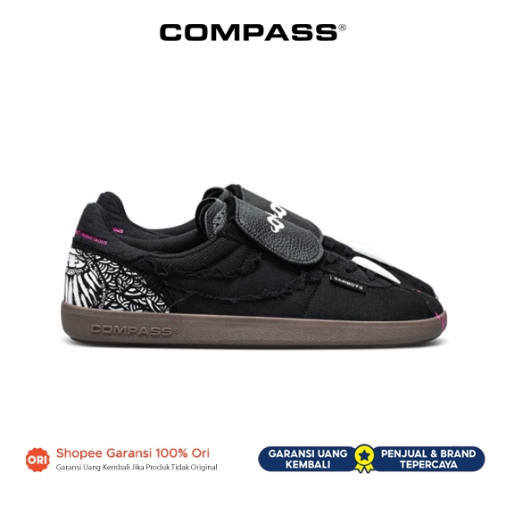 Jual Sepatu Compass Tribune x Darbotz Black | Shopee Indonesia