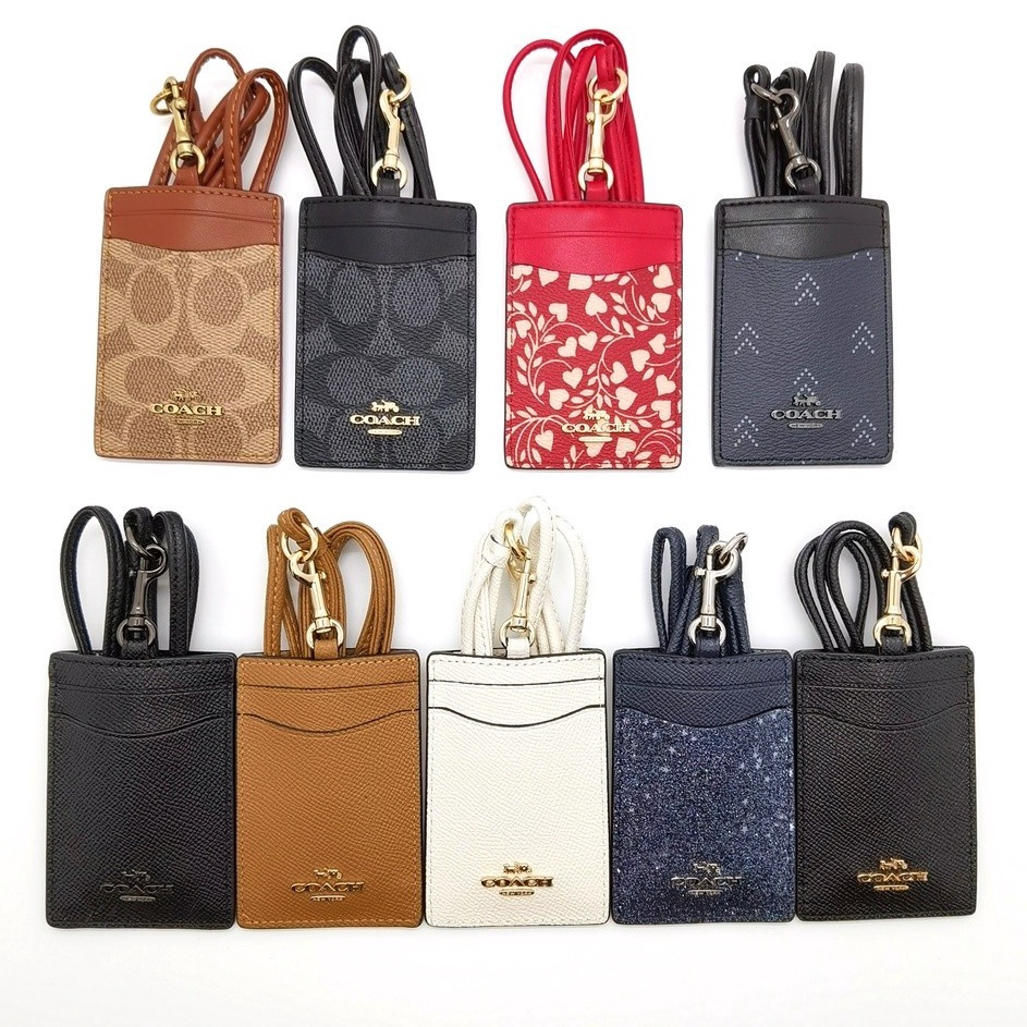 Jual Update Harga COACH 3D Metal LOGO Card Holder ID Lanyard Name Tag ...