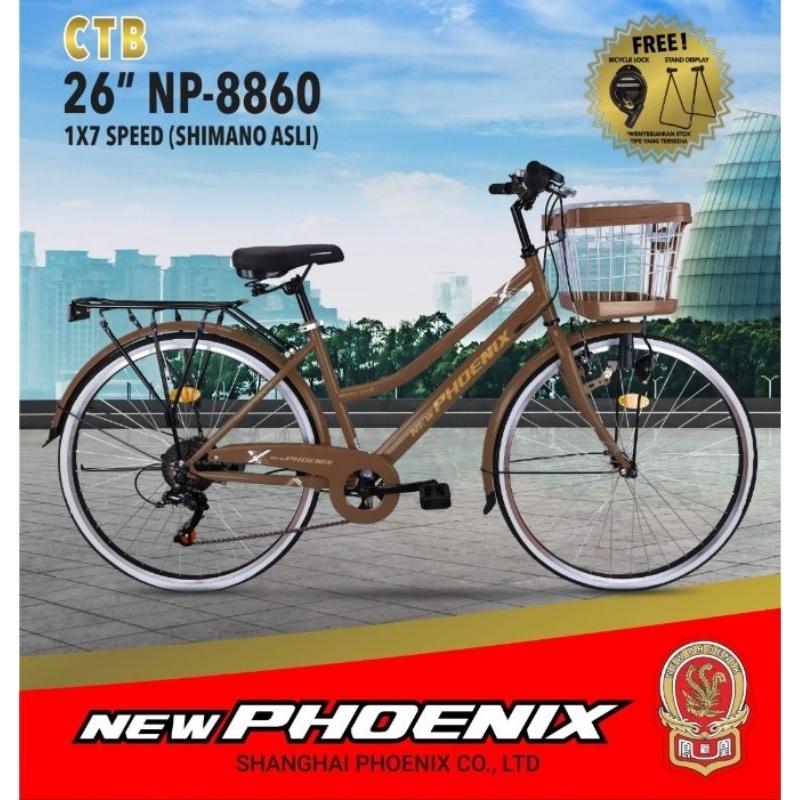 Jual SEPEDA CTB 26 NEW PHOENIX NP8860 SHIMANO ASLI(bonus kunci sepeda ...