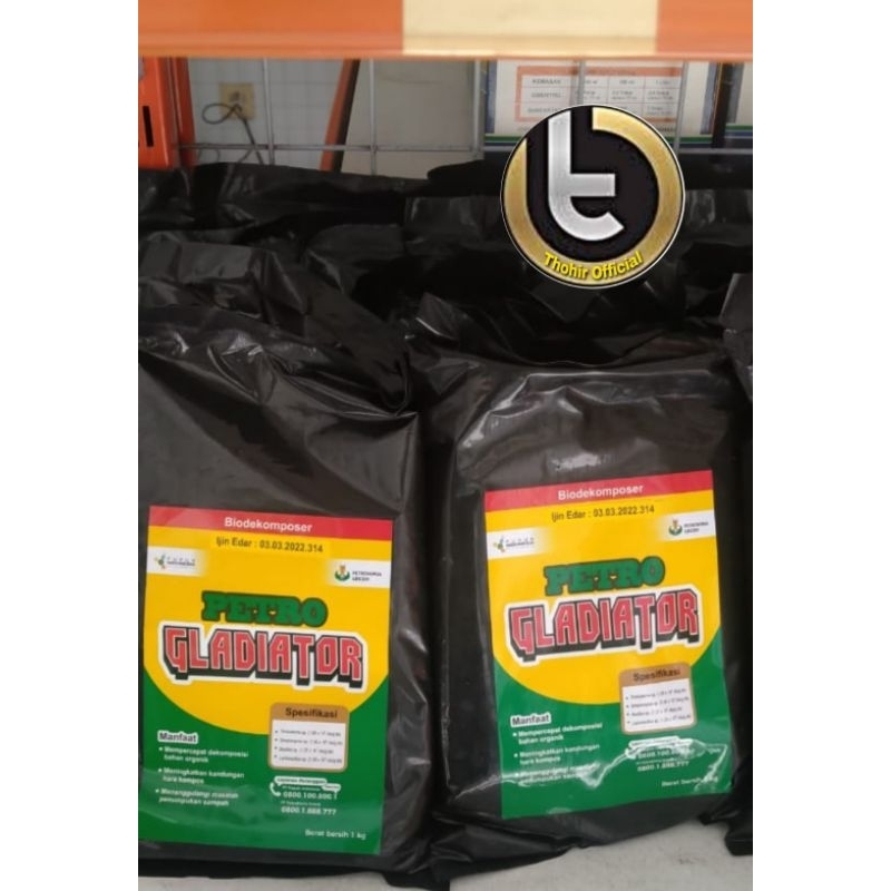 Jual Bio Dekomposer PETRO GLADIATOR (1'kg) Obat untuk membuat Kompos ...