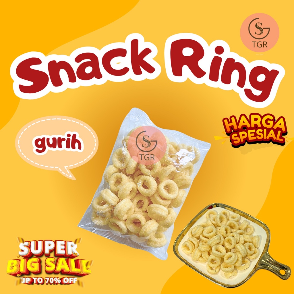 Jual 1 Bungkus Snack Ring Cemilan Ringan Variasi Rasa - BOCITANG ...