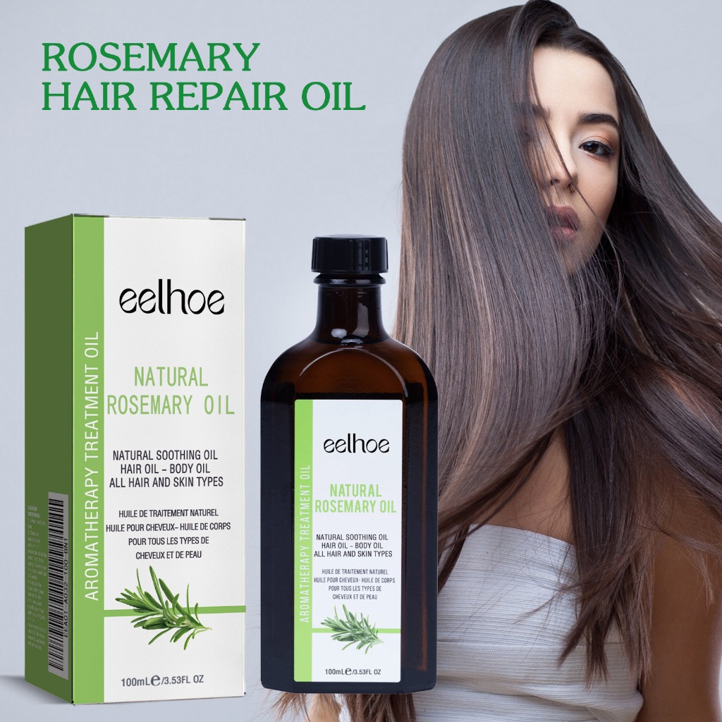 Jual Eelhoe Natural Rosemary Oil 100ml Hair Oil Rosemary Hair Oil ...
