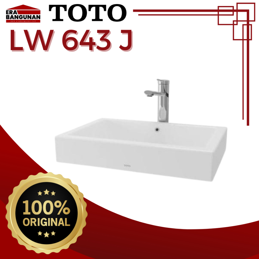 Jual Wastafel TOTO LW 643 J komplit set | Shopee Indonesia