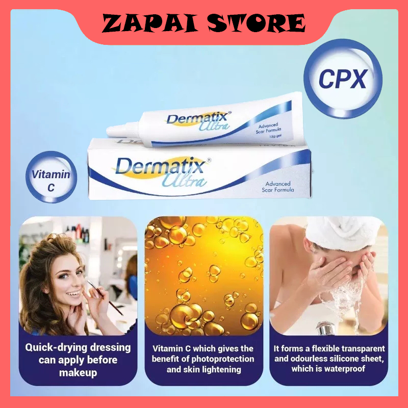Jual Dermatix Ultra Advanced Scar Formula Gel 15Gr / Salep Penghilang ...