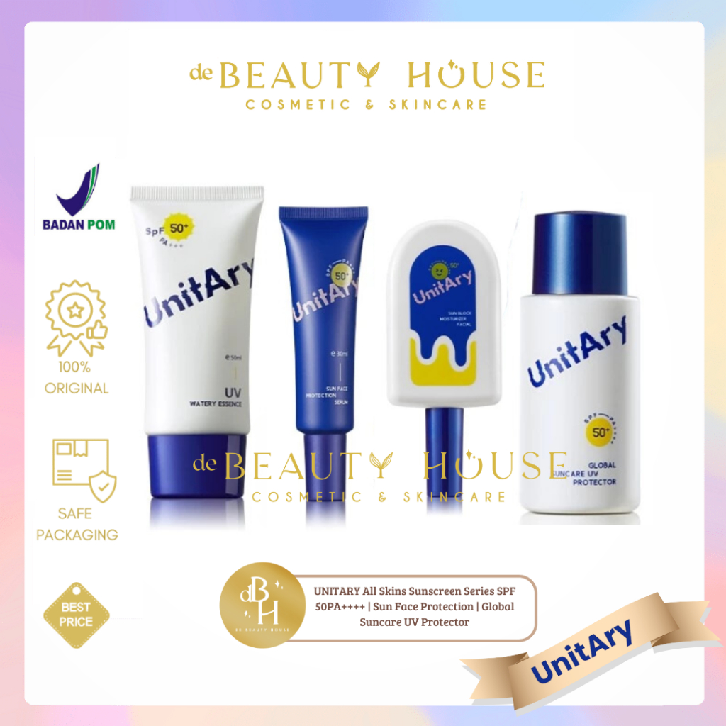 Jual UNITARY All Skins Sunscreen Series SPF 50PA++++ | Sun Face ...