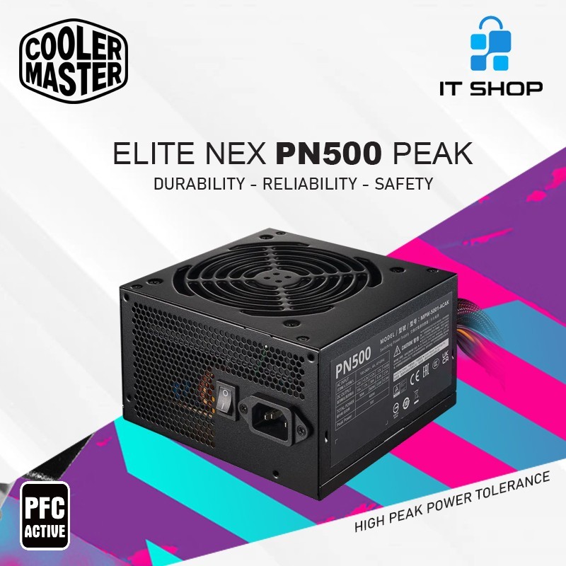 Jual Cooler Master Power Supply ELITE NEX PN500 Peak 500W | Shopee Indonesia