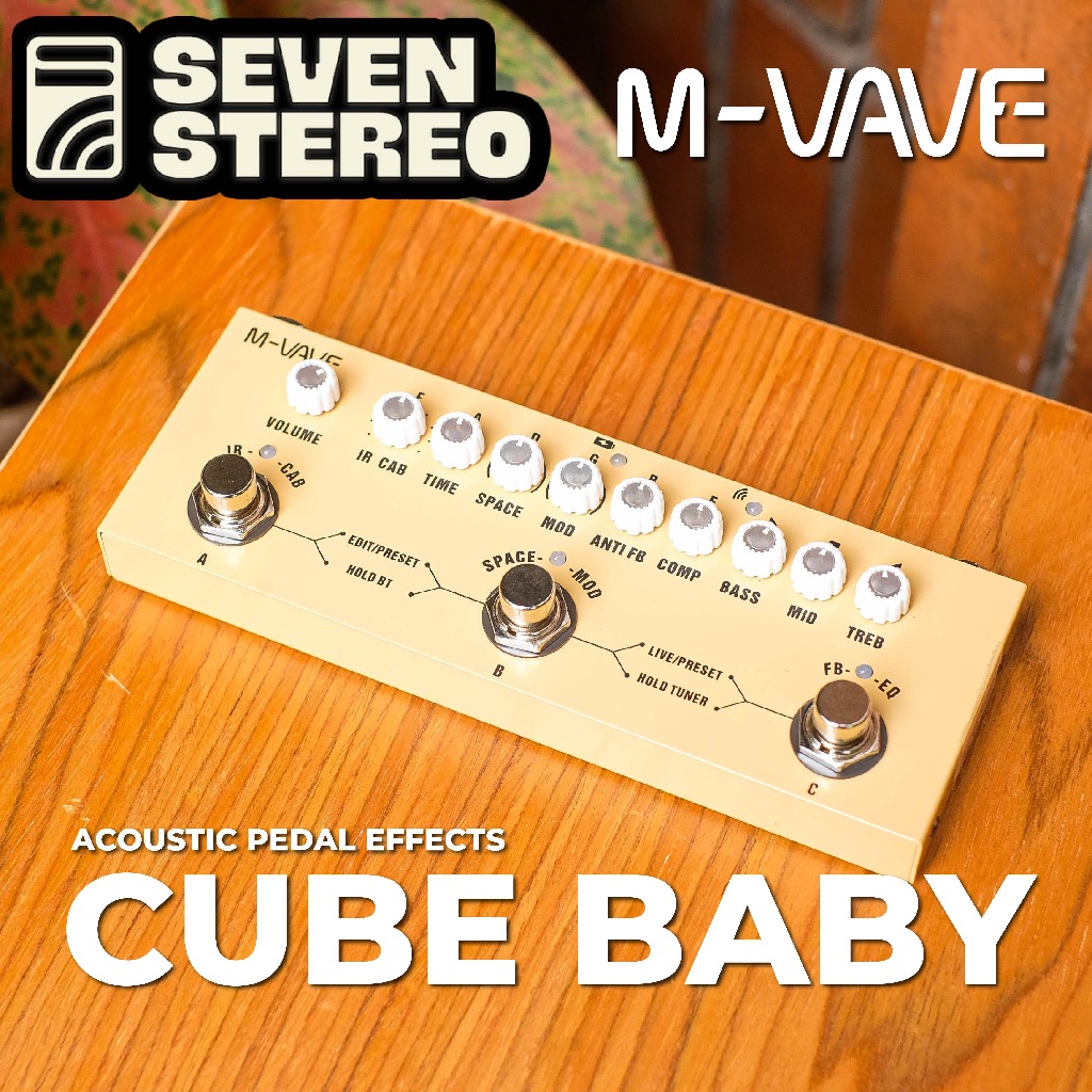 Jual M-VAVE Cube Baby Guitar Acoustic Pedal Effect | Shopee Indonesia