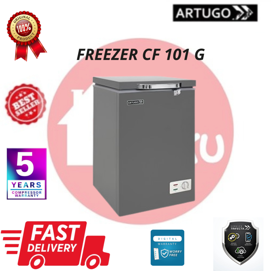 Jual CHEST FREEZER ARTUGO CF 101 G FREEZER 105L BERGARANSI RESMI | Shopee Indonesia