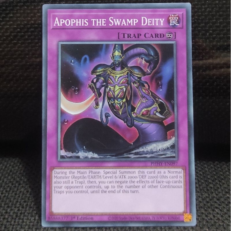 Jual Kartu Yugioh TCG Apophis the Swamp Deity Super Rare SR ORI PHHY NM ...