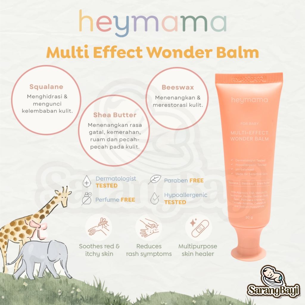 Jual Heymama Multi Effect Wonder Balm / Balm Serbaguna Kulit Ruam | Shopee Indonesia