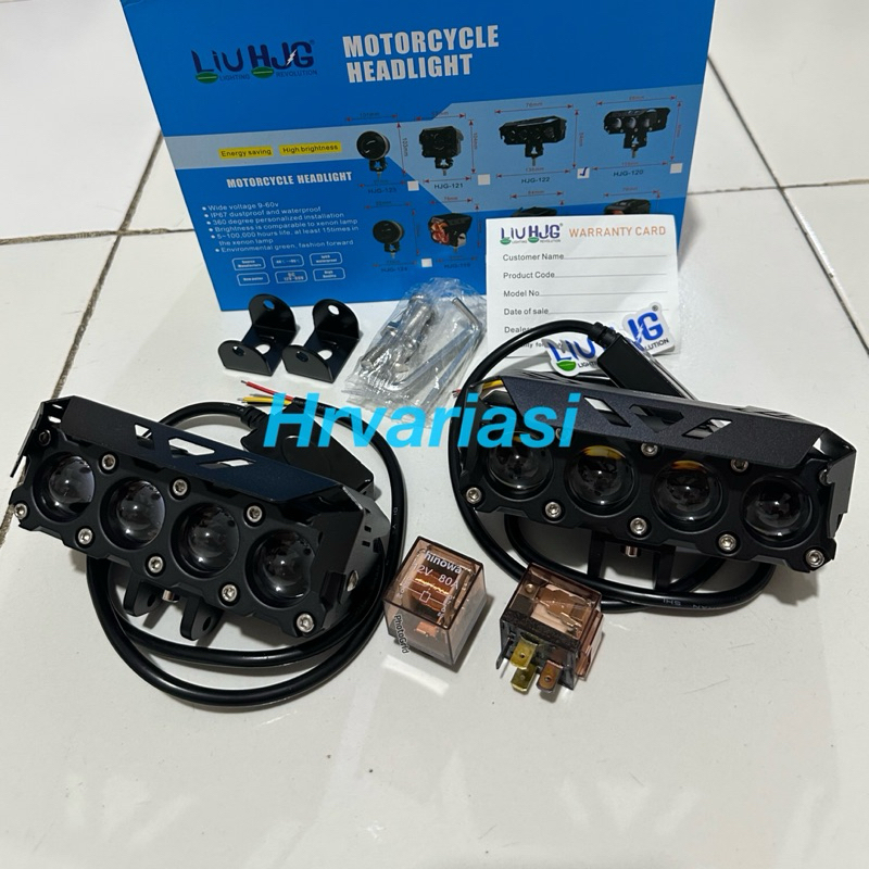 Jual lampu tembak foglamp SQL 4 Mata Liu HJG 80Watt External Driver ...