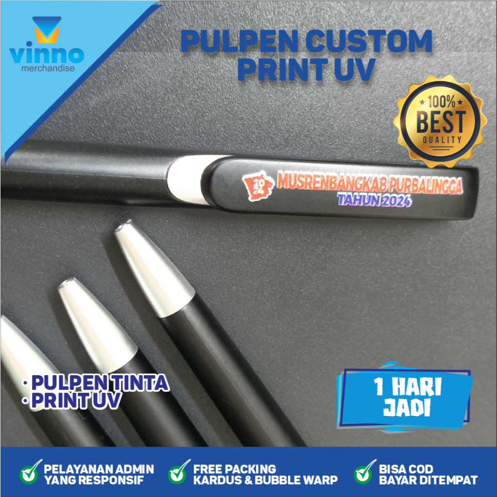 Jual PULPEN CUSTOM PRINT UV | Shopee Indonesia