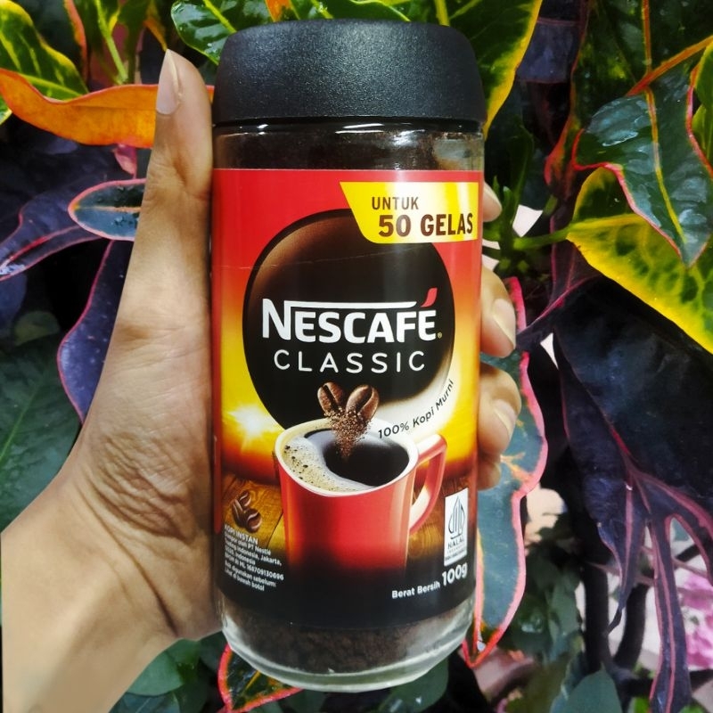 Jual NESCAFE Classic Kopi Instan Kopi Hitam 100g | Shopee Indonesia