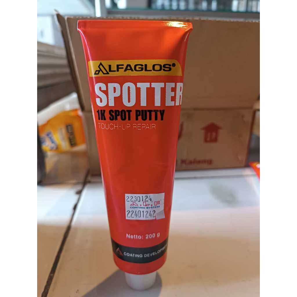 Jual Dempul Alfaglos Spotter 1K Spot Putty 200 Gram | Shopee Indonesia