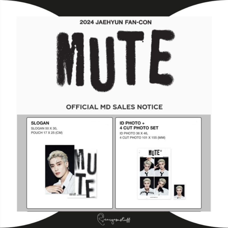 Jual NCT JAEHYUN MUTE OFFICIAL MD / MERCHANDISE/ MERCH | Shopee Indonesia