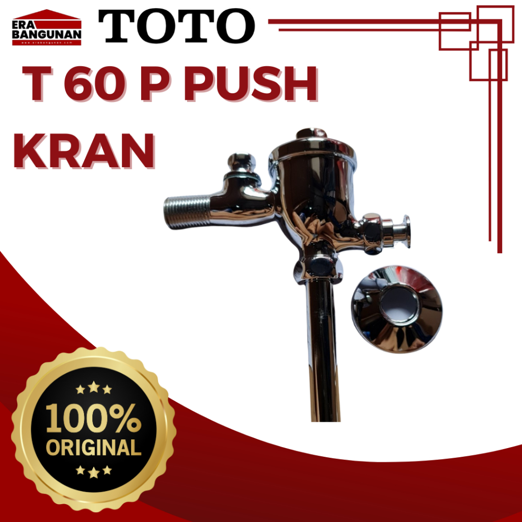 Jual TOTO T 60 P PUSH KRAN TOTO ORIGINAL NEW PRODUK | Shopee Indonesia