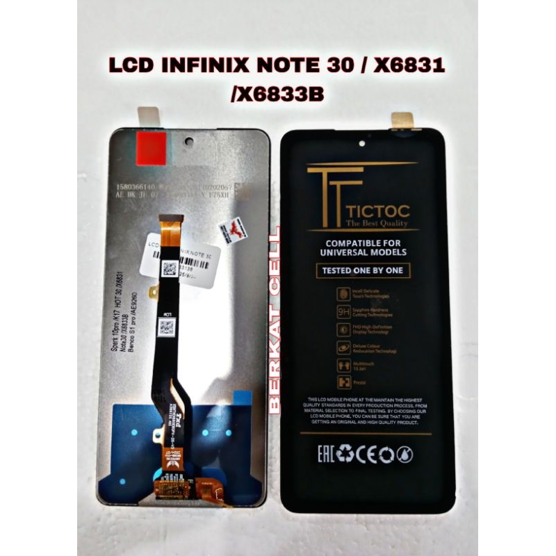 Jual LCD INFINIX NOTE 30 / X6631 / NOTE 30 / X6833B / SPARK 10 PRO ...