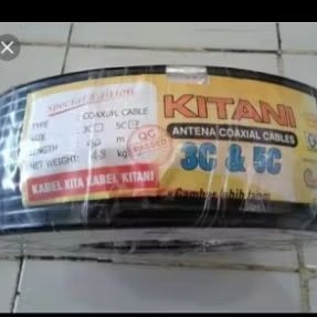 Jual Kabel Antena TV Kitani / Kitani Kabel Antena TV per meter | Shopee Indonesia