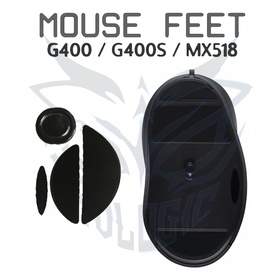 Jual RESTOK GAN Mouse Feet Glide Logitech G4 G4S MX518 Mousefeet Skates ...