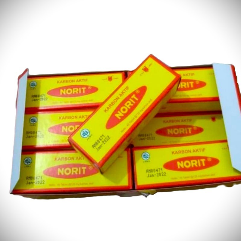Jual Norit 1 Box / Dus Isi 12 Botol @ 40 Tablet | Shopee Indonesia