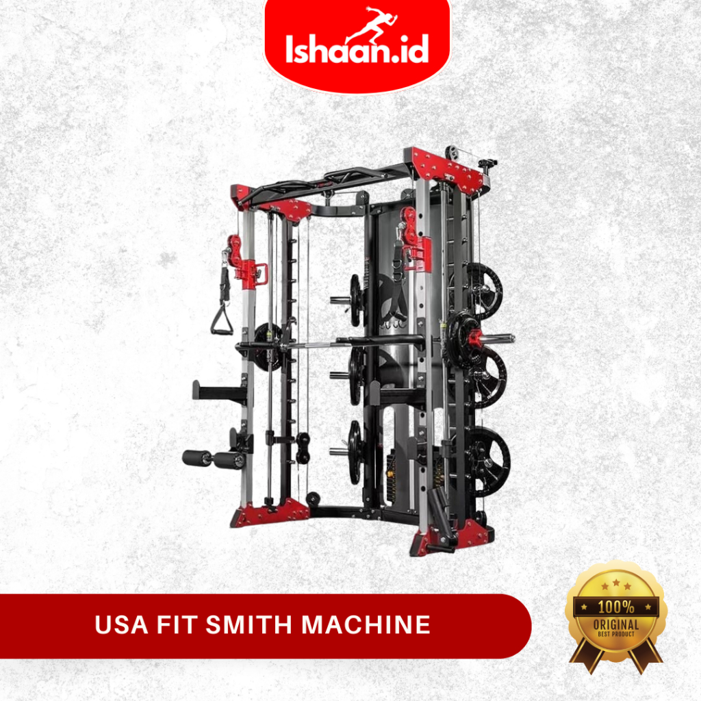 Jual Paket Lengkap Smith Machine Smith Multy USA fit komersial gym ...