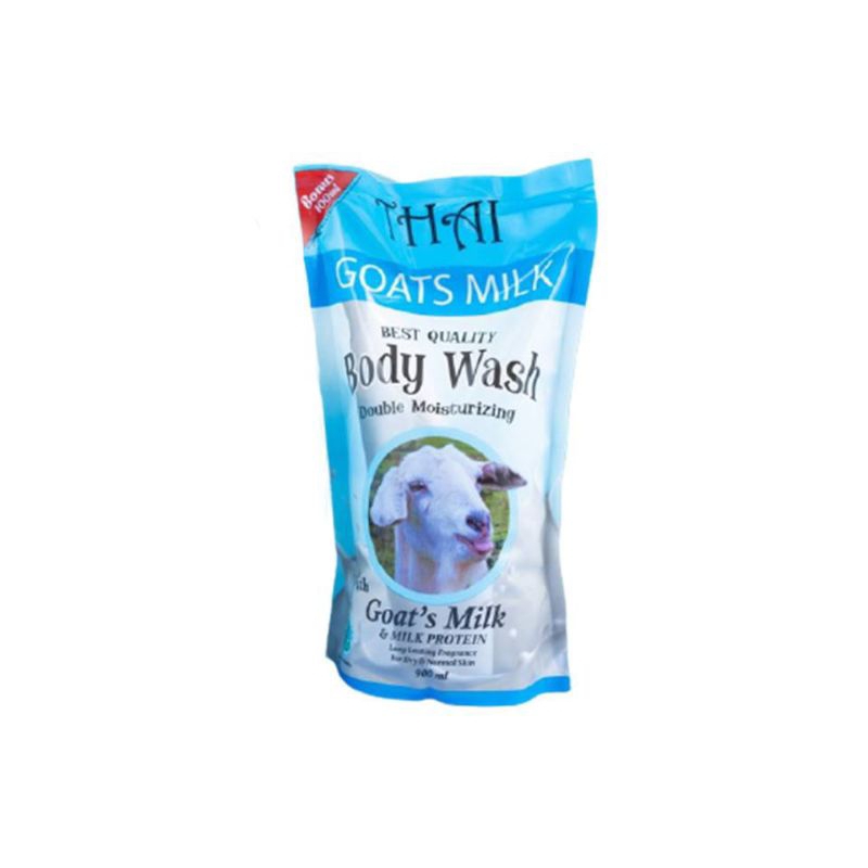 Jual Thai Body Wash 900mL + 100mL - Goat's Milk (Sabun Mandi Cair ...