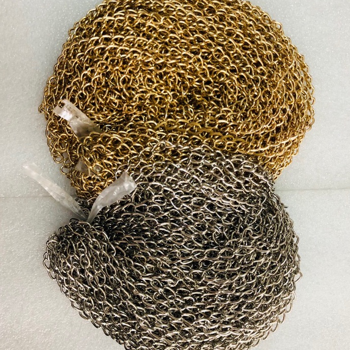 Jual FASH SALE rantai besi kecil 8 x 65 mm rantai besi tas per 1meter ...