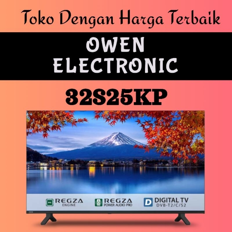 Jual TOSHIBA 32 inch HD READY LED TV 32S25KP / 32S25 | Shopee Indonesia
