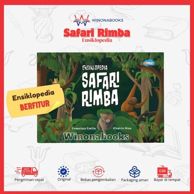 Jual Ensiklopedia Safari Rimba buku ensiklopedia pertama fitur lift the ...