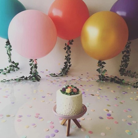 Jual ECER SATUAN balon latex jumbo ukuran 18 inch warna pastel gold ...