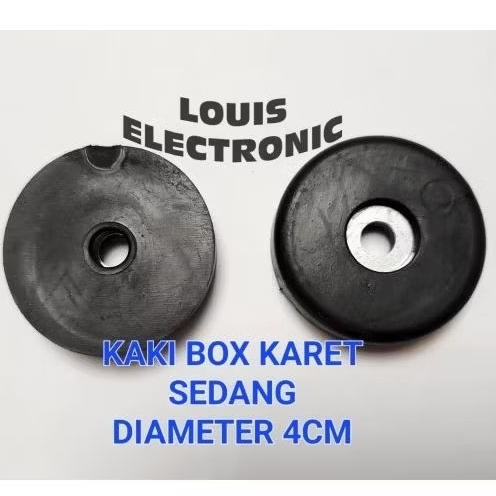Jual Kaki Karet Box Speaker Kaki Box Karet Amplifier Bulat Sedang 4cm ...