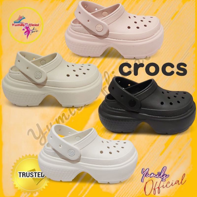 Jual Crocs Stomp Clog Women's / Sepatu Sandal Wanita Stomp Loafer ...