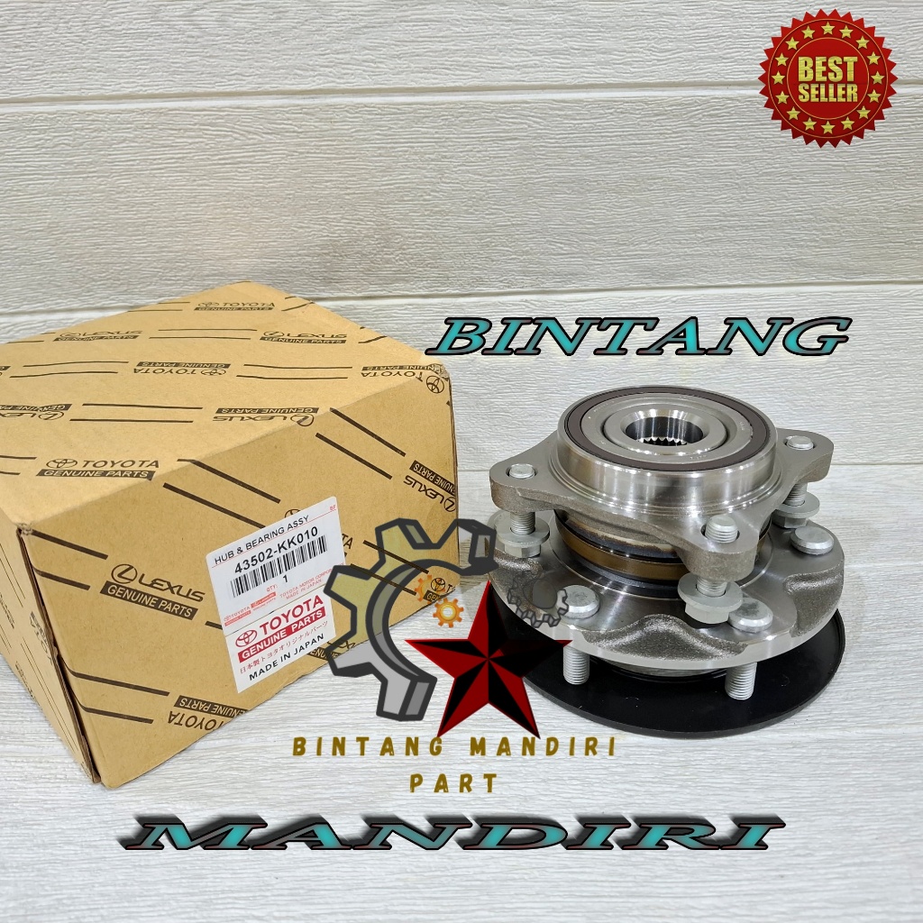 Jual NAP RODA DEPAN KOMPLIT TOYOTA HILUX REVO FORTUNER VRZ 43502-KK010 ...