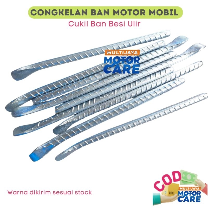 Jual ULIR Alat Cukit Congkelan Ban Besi Ulir 13mm Panjang Motor Mobil ...