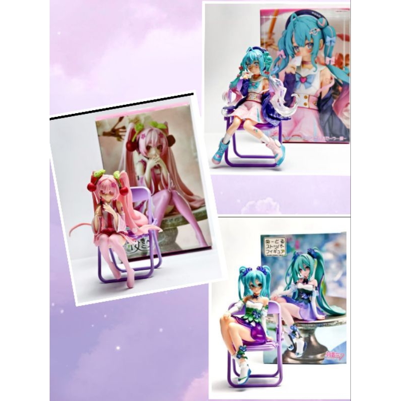 Jual Action Figure Anime Japan Hatsune Miku Sit Series Full Box Premium ...