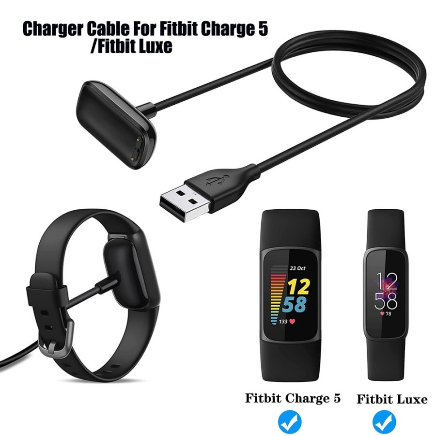 Jual Kabel USB Magnetic Charger for Fitbit Luxe / Charge 5 / Charge 6 ...