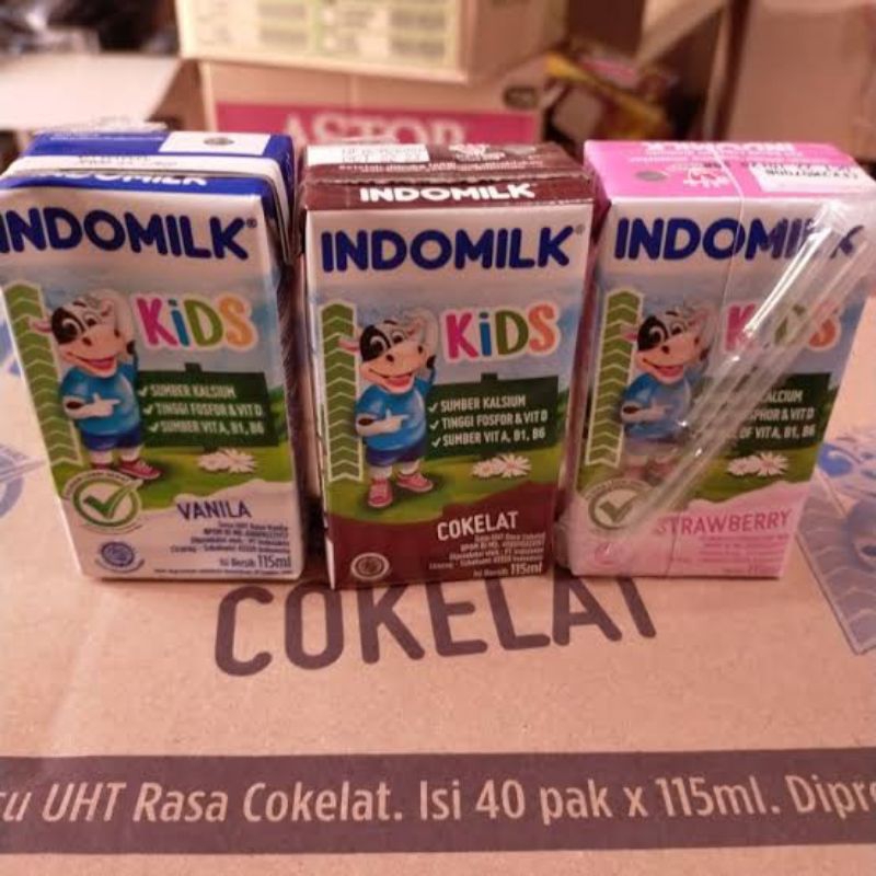 Jual Susu kotak Indomilk Kids 1 Dus (40×115ml) 40 pcs | Shopee Indonesia