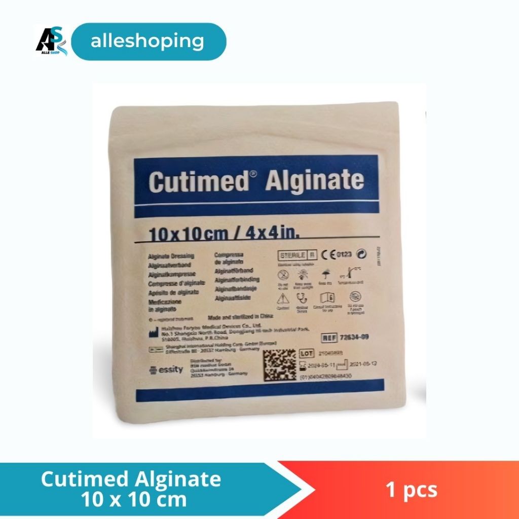 Jual cutimed alginate 10 cm x 10 cm bsn serap darah 1 lembar | Shopee ...