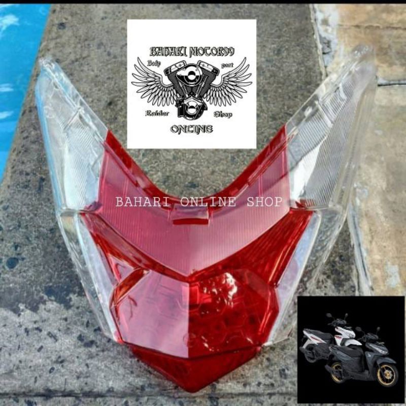 Jual MIKA KACA LAMPU REM BELAKANG DAN SEIN SEN VARIO 125 LED OLD VARIO ...