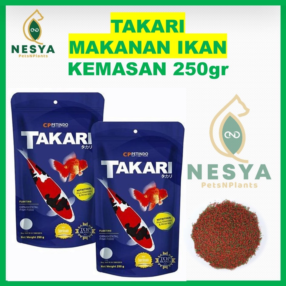 Jual Takari 1mm Makanan Pakan Ikan Hias Ikan Kecil 250g Fish Food ...