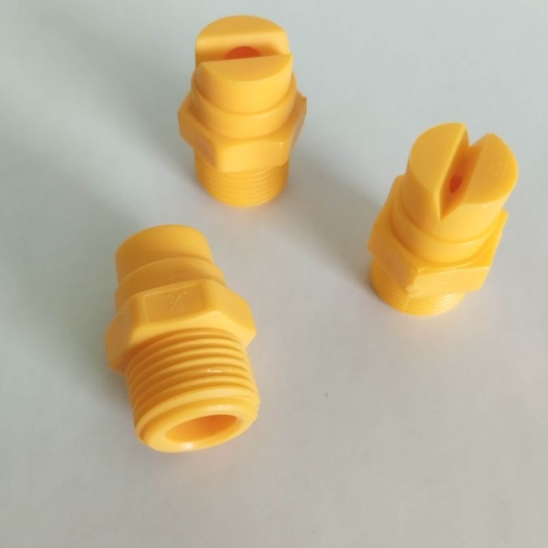 Jual Nozzle Vee jet flat spray 3/8" - Nozzle industri PP | Shopee Indonesia
