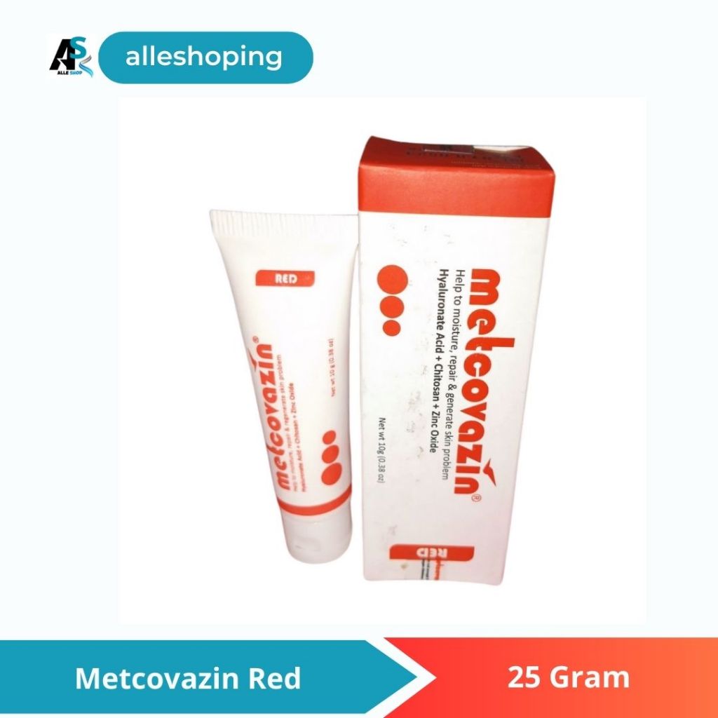 Jual Metcovazin Red/pcs 10 gram/25gram cream luka diabetes/semua jenis ...
