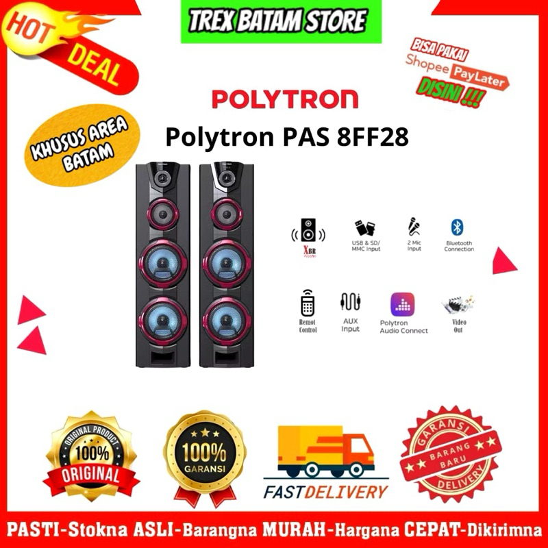 Jual POLYTRON PAS 8FF28 SPEAKER AKTIF NEW GARANSI RESMI [ BATAM ] | Shopee Indonesia