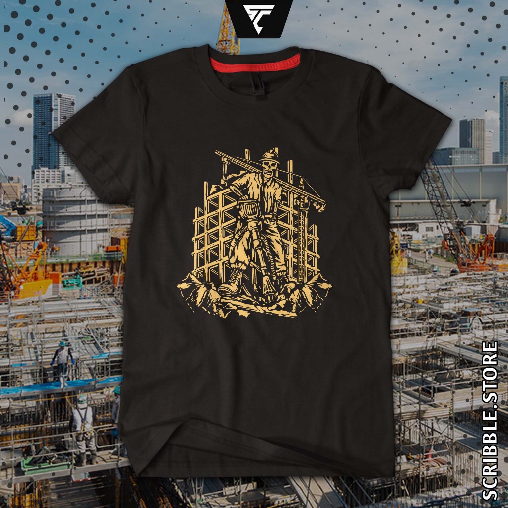 Jual Baju Kaos Distro Pria Pekerja Proyek | Kaos Engineer | Kaos ...