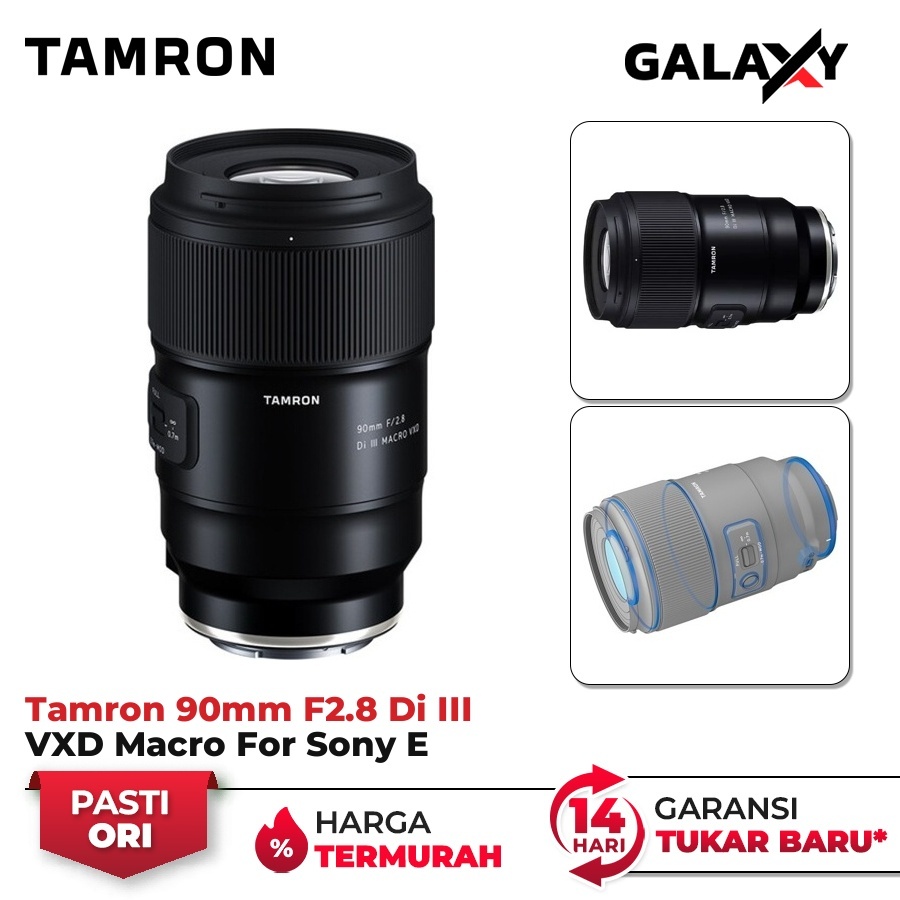 Jual Tamron 90mm F2.8 Di III VXD FullFrame Lensa Macro For Sony E Garansi Resmi | Shopee Indonesia