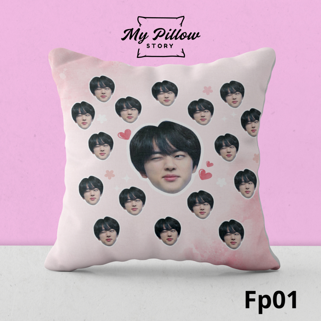 Jual Bantal Faceprint Foto Custom 40x40cm Kain Yelvo Lembut Free Design ...