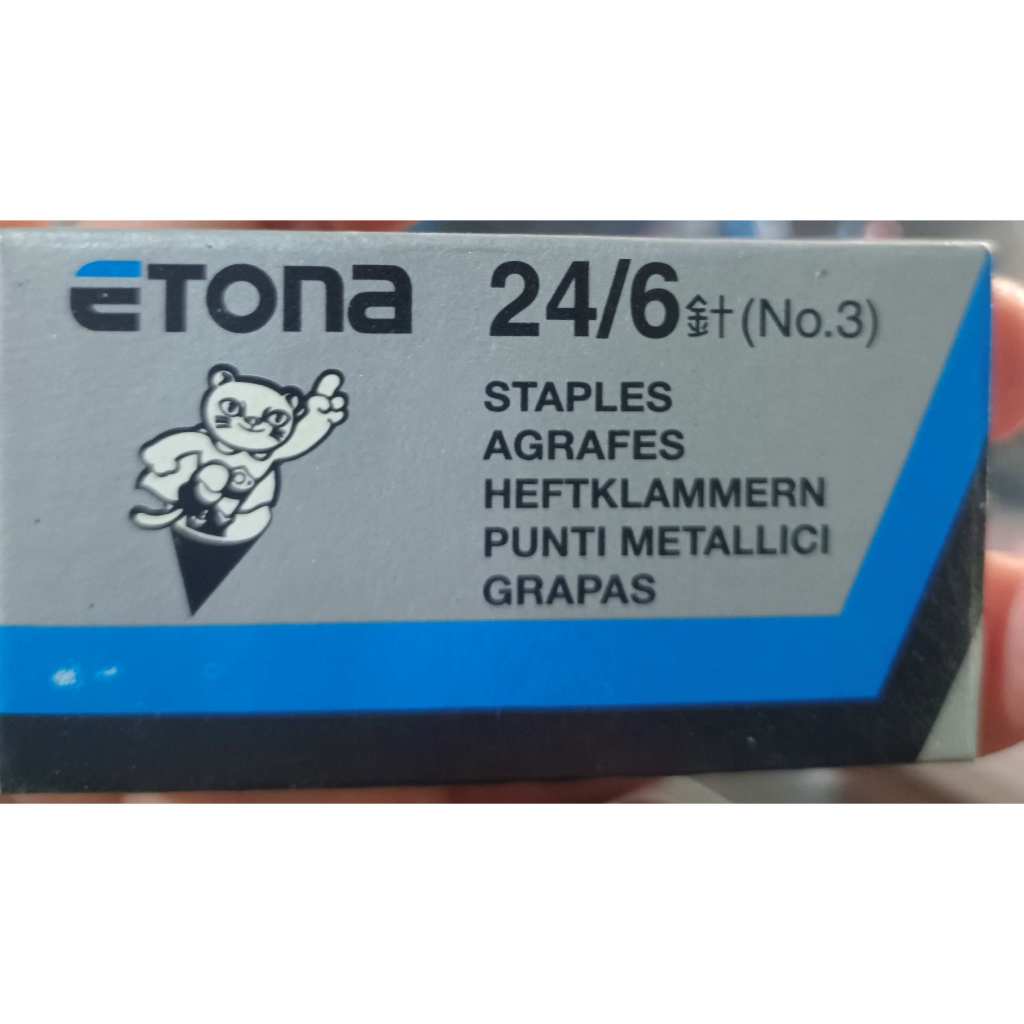 Jual isi stapler etona hd-50 satuan (1kotak kecil) / staples besar ...