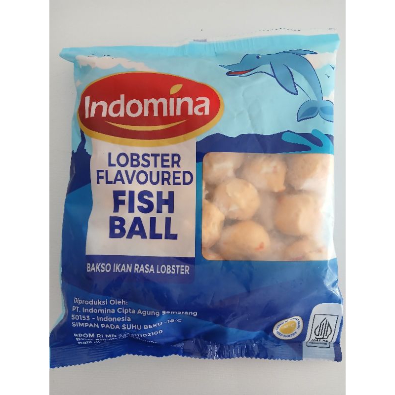Jual indomina Lobster flavoured fish ball - bakso ikan rasa lobster ...